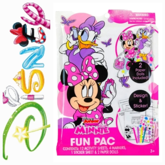 Disney | Toys | 2 Disneys Minnie Mouse Fun Pac Activity Set | Poshmark